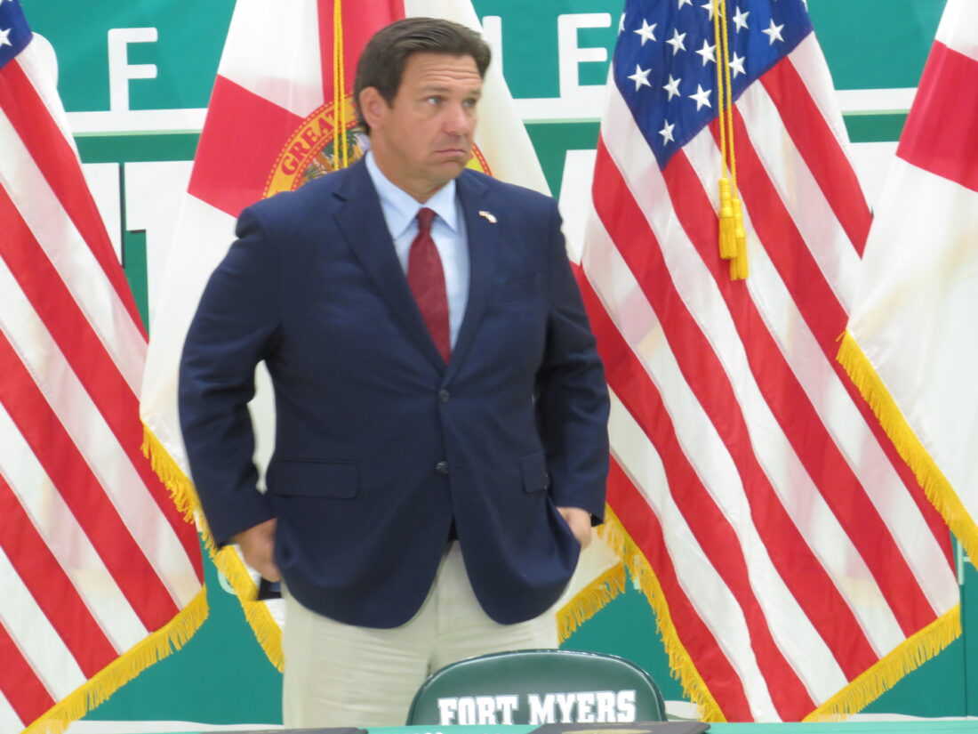 DeSantis takes aim at teacher unions as school district faces cuts ...